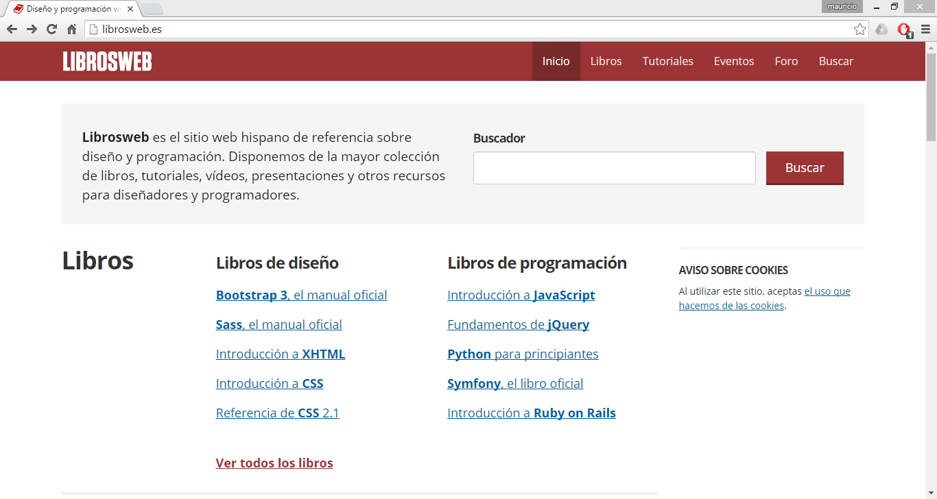 3 Paginas con libros de programación gratis en español ~ CodigoGuaro