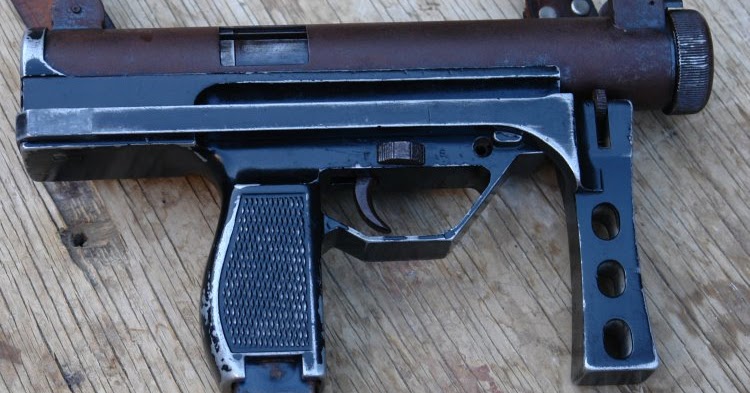 Submachine Gun/Pistol Mitraliur Sima-Cefar Mgp-84 - Not Angka Lengkap