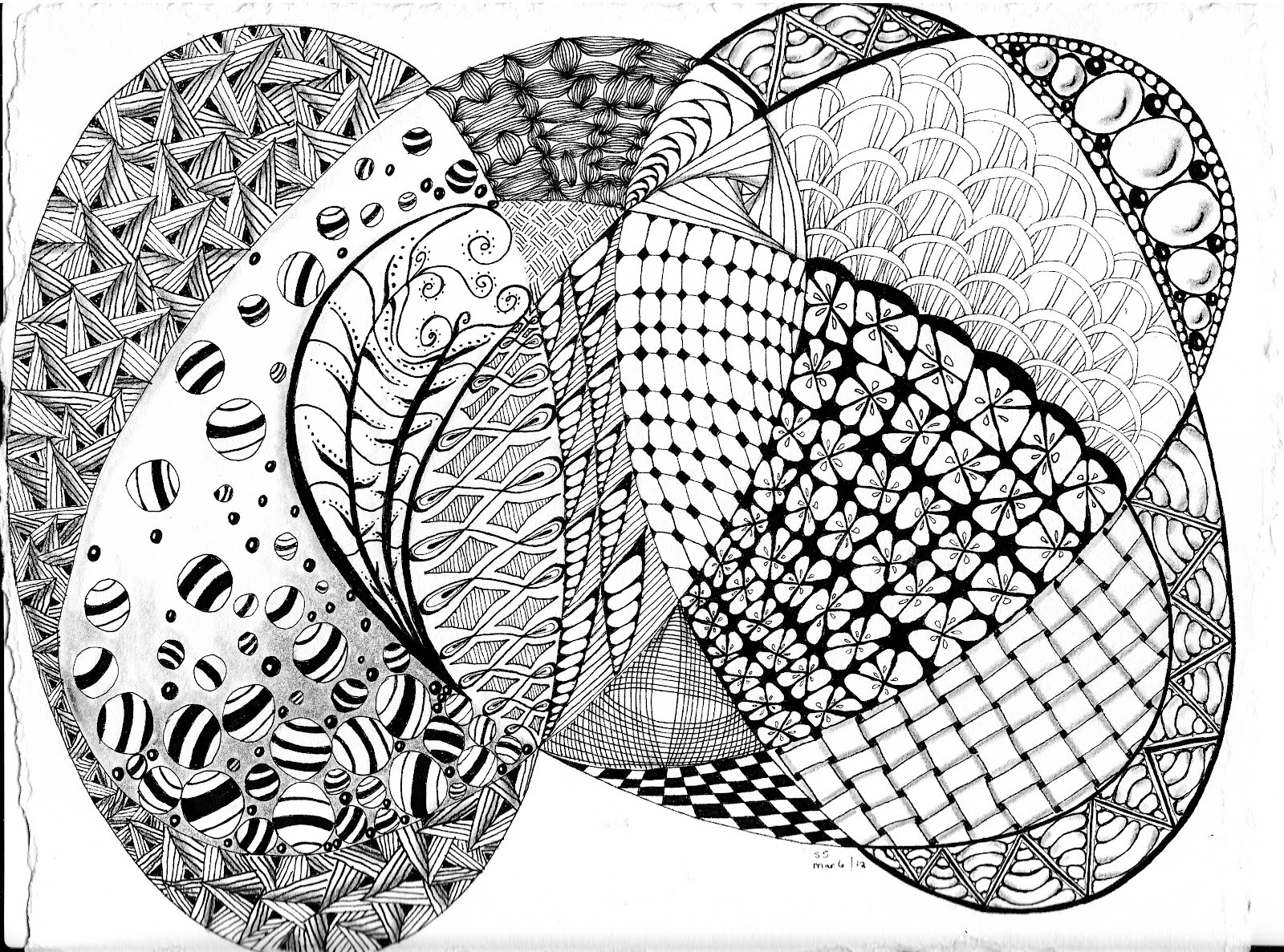 inquisitive-Sue: Zentangle Challenge #61