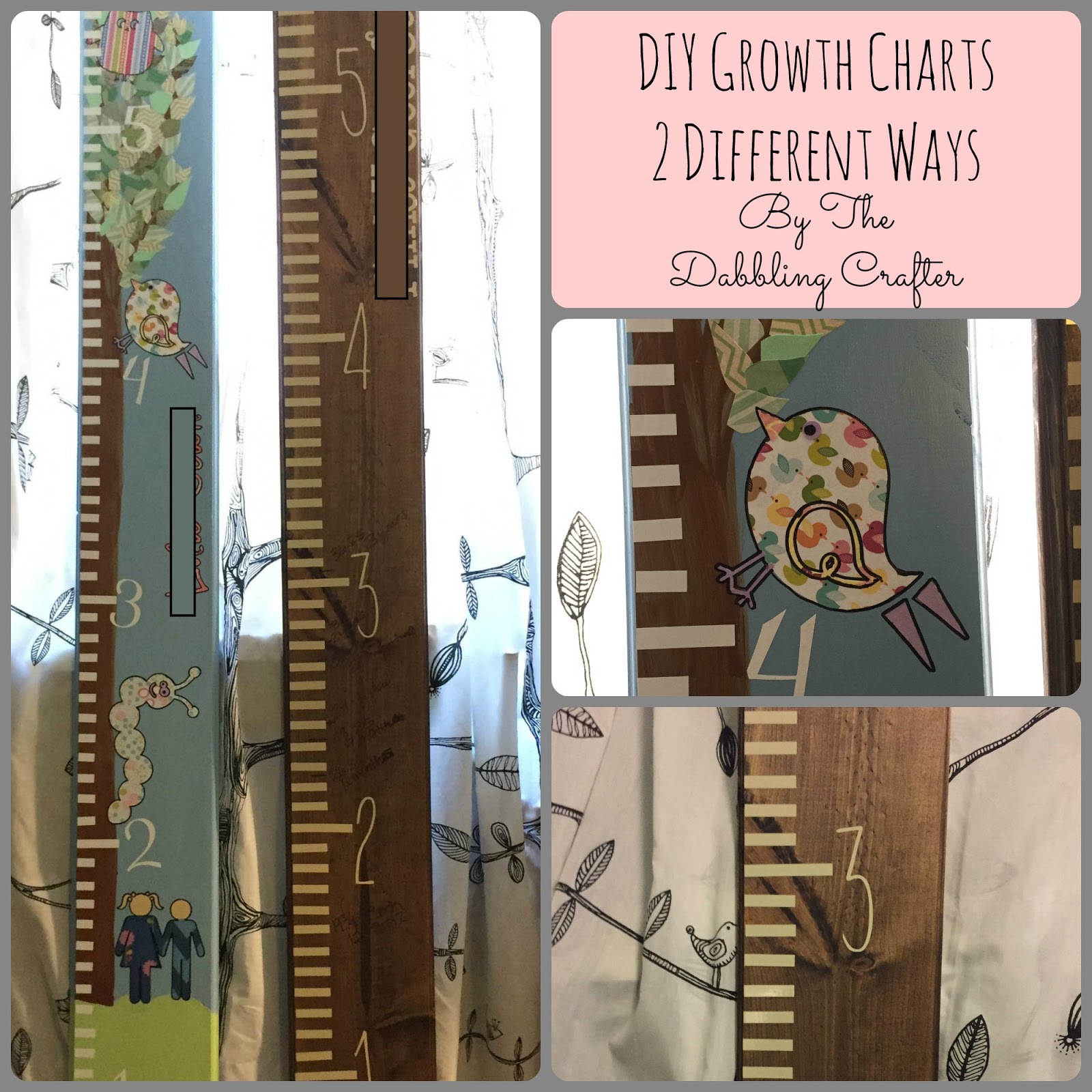 DIY Growth Charts | The Dabbling Crafter