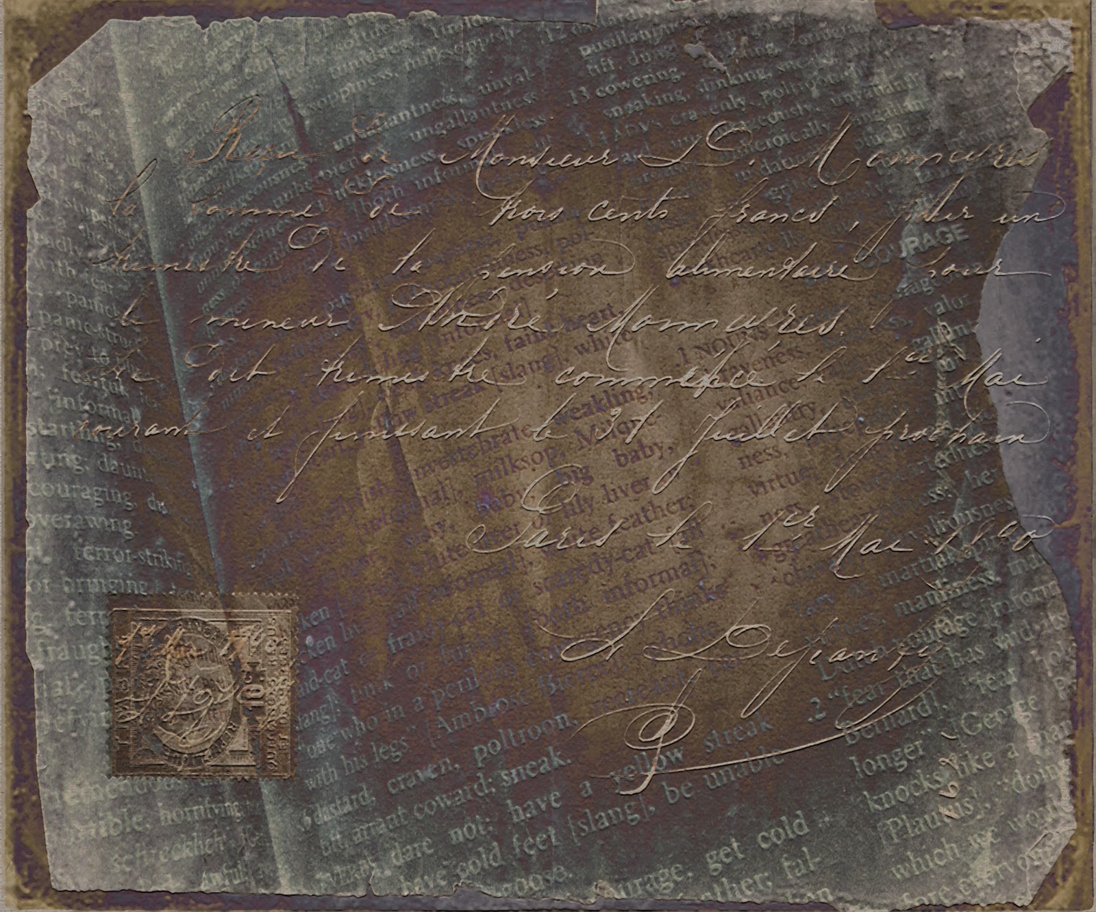 Paper Napkin Poetry: TAST/checkered or magic chain stitch ~ Photo Art ...