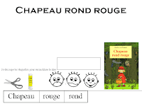 Maternelle: Chapeau rond rouge de Geoffroy de Pennart, reconstituer le ...