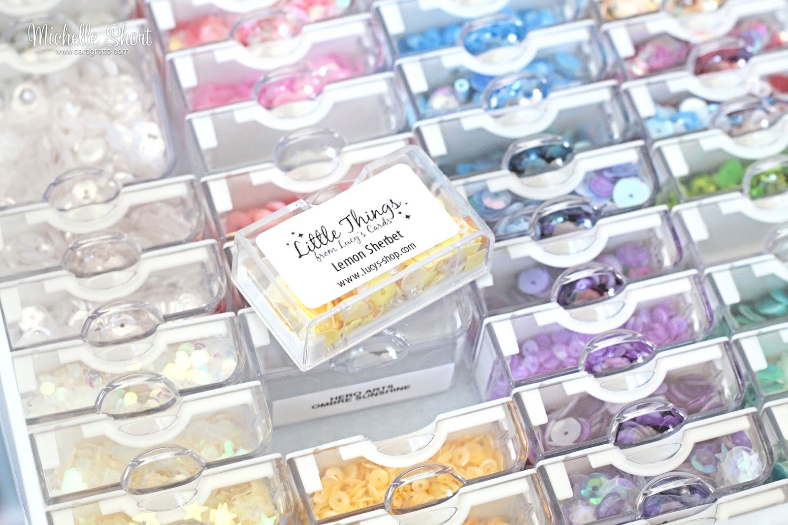 The Card Grotto: VIDEO | Sequin Storage