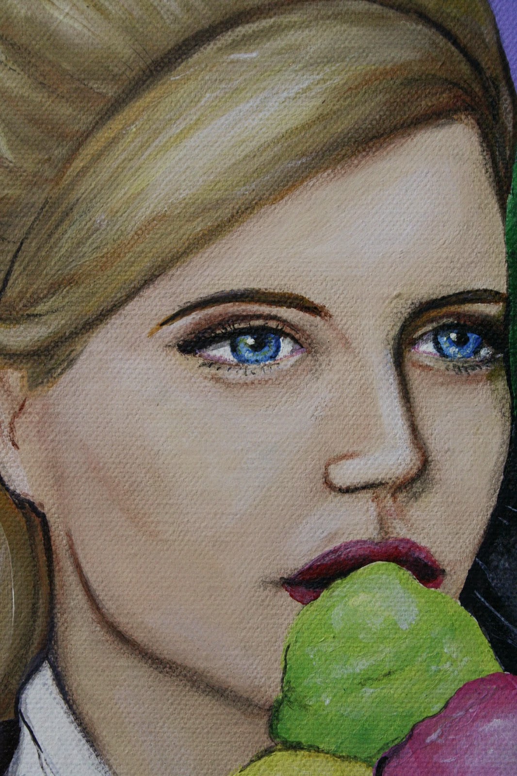 Emma Berlin: målning till parafras-projektet