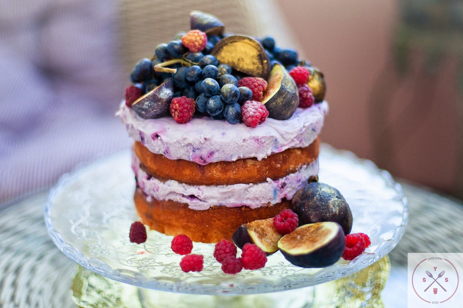 Such Yummy Stuff!: Naked Berry-flavoured Mascarpone Cake
