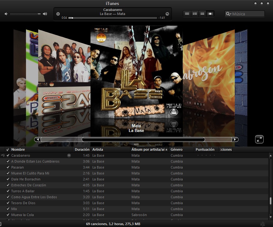 DISCOGRAFIA DE LA BASE