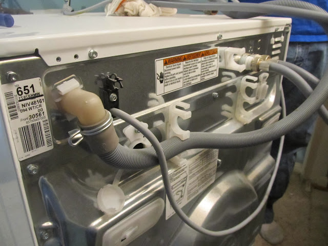 Half Finished House: Front Loader Fix-it - Replacing a washing machine ...