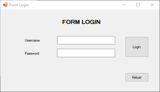 MEMBUAT FORM LOGIN MENGGUNAKAN HAK AKSES DENGAN VB.NET