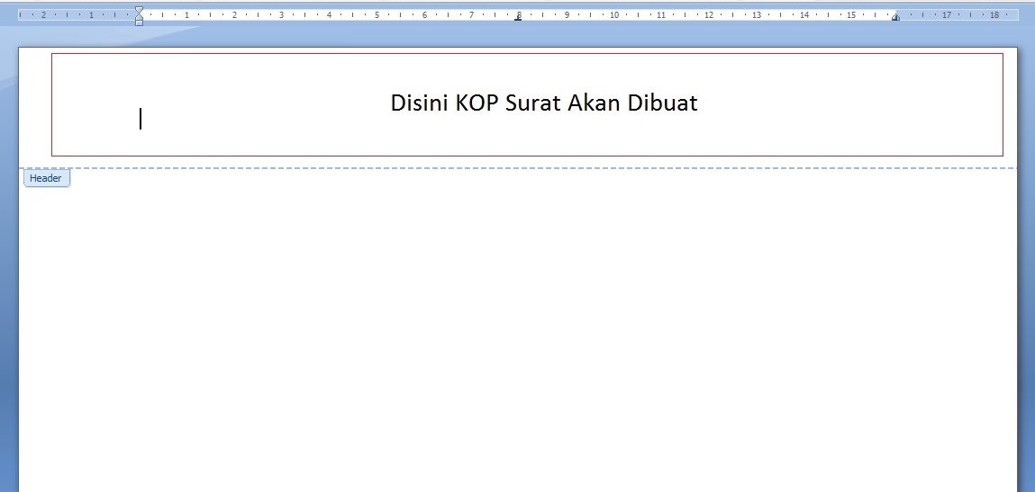 Cara Membuat Kop Surat Resmi yang Baik dan Benar - Sinau Komputer