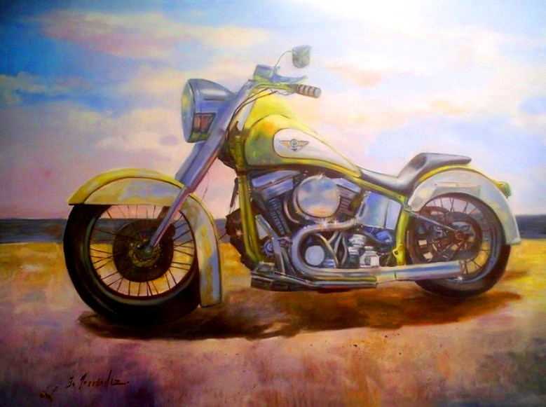 Hacia arriba Abundante Fatal cuadros de motos al oleo repollo Encogerse ...