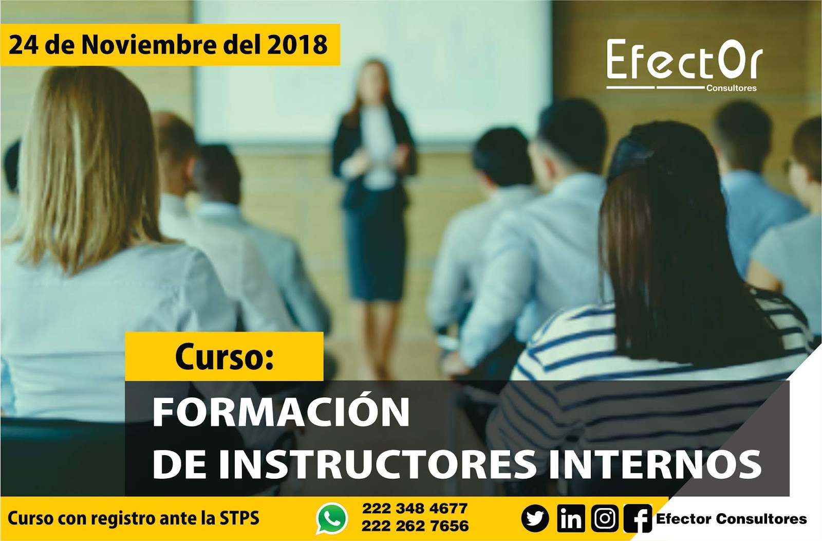 Curso Formación de Instructores Internos en Puebla