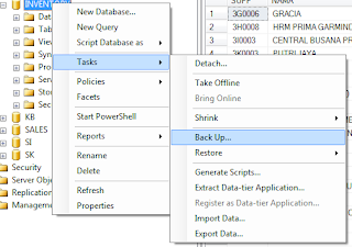 CARA MUDAH BELAJAR DATABASE: Cara Melakukan BACK UP Database pada SQL Server