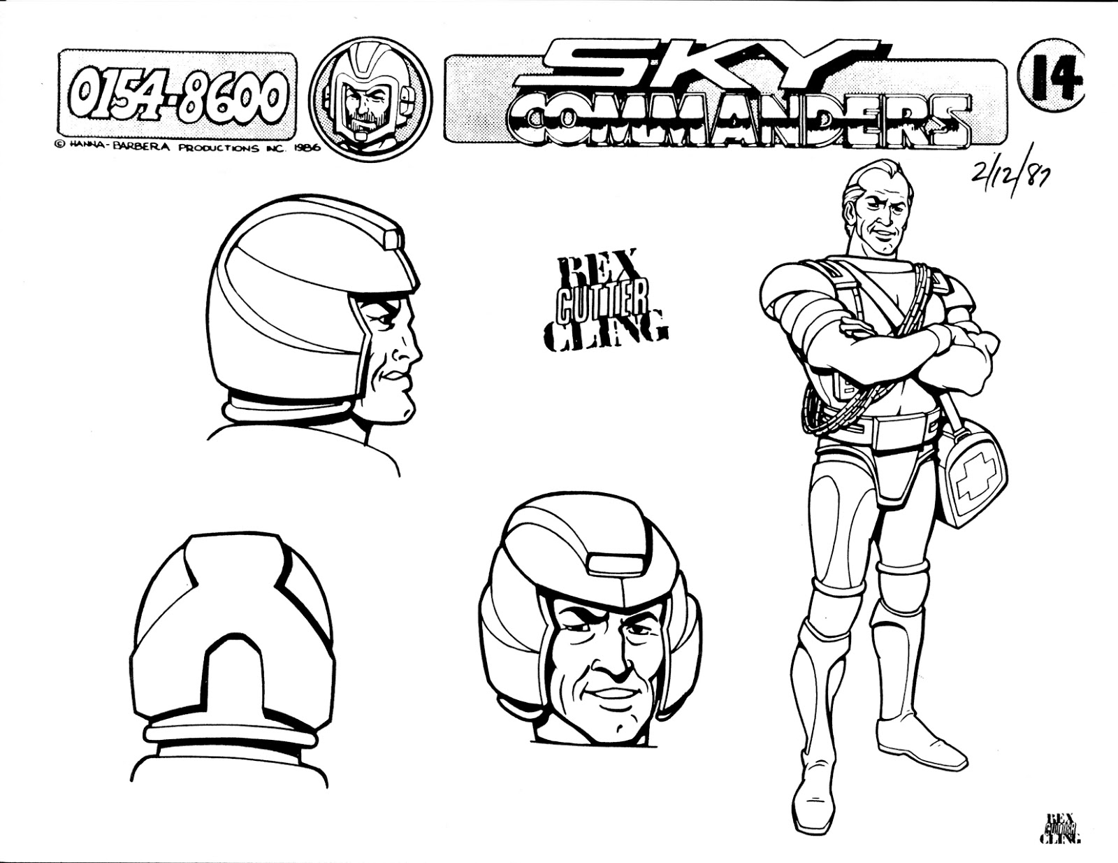 Hanna-Barbera World Reloaded: Sky Commanders - Model Sheets