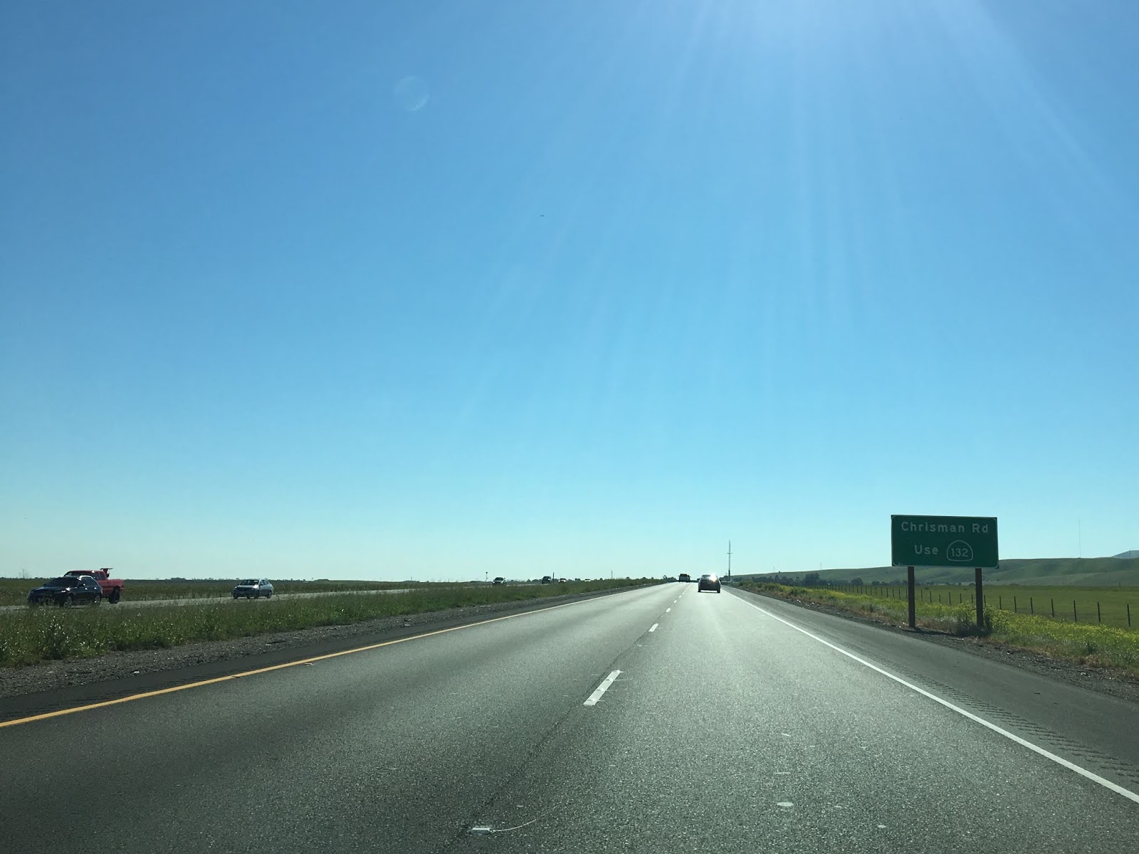 California State Route 132 and Signed County Route J132