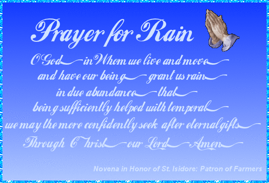 Reflections from Bon Bon Pond: Rain Prayers