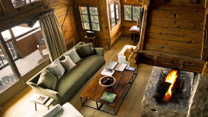 ESTILO RUSTICO: Hotel Rustico de Lujo en las Montanas