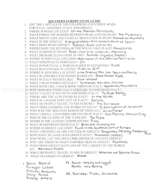 Mr. E's World Geography Page: World Geography 2018 - Northwest Europe ...
