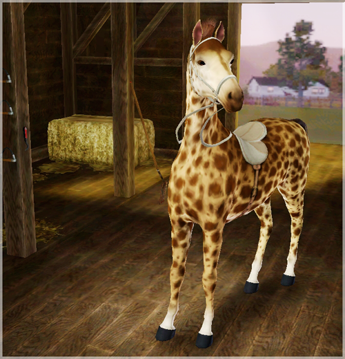 My Sims 3 Blog: Vegas and The Almighty Dressage Giraffe by Vicarious Sims