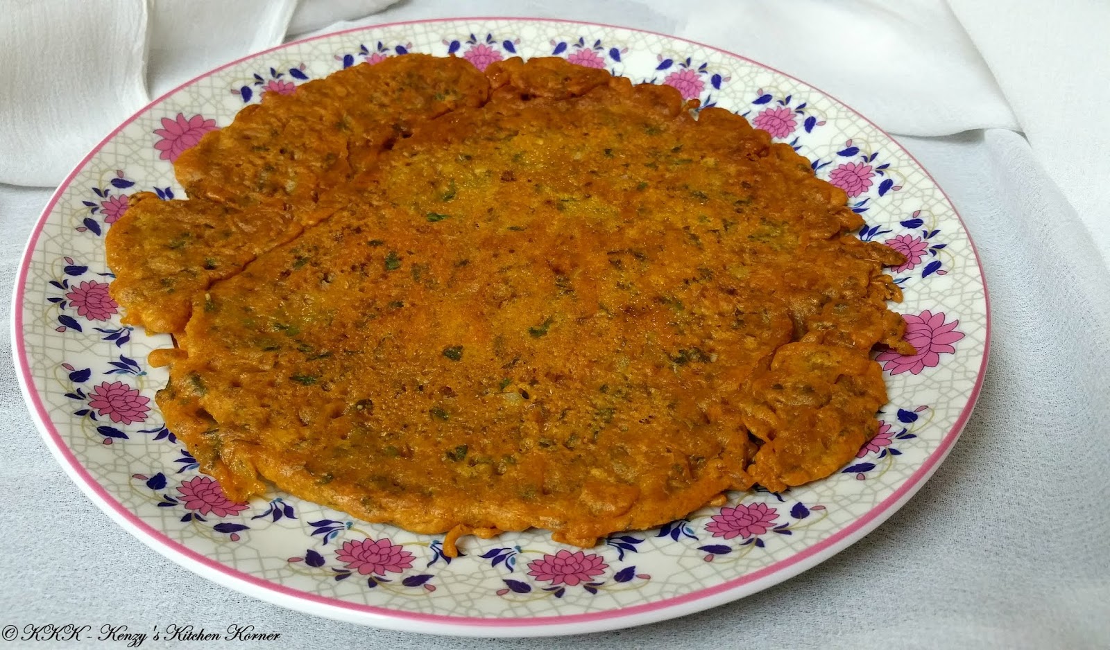 Kenzy's Kitchen Korner... : Chana Na Atta No Poro - Besan Omelette