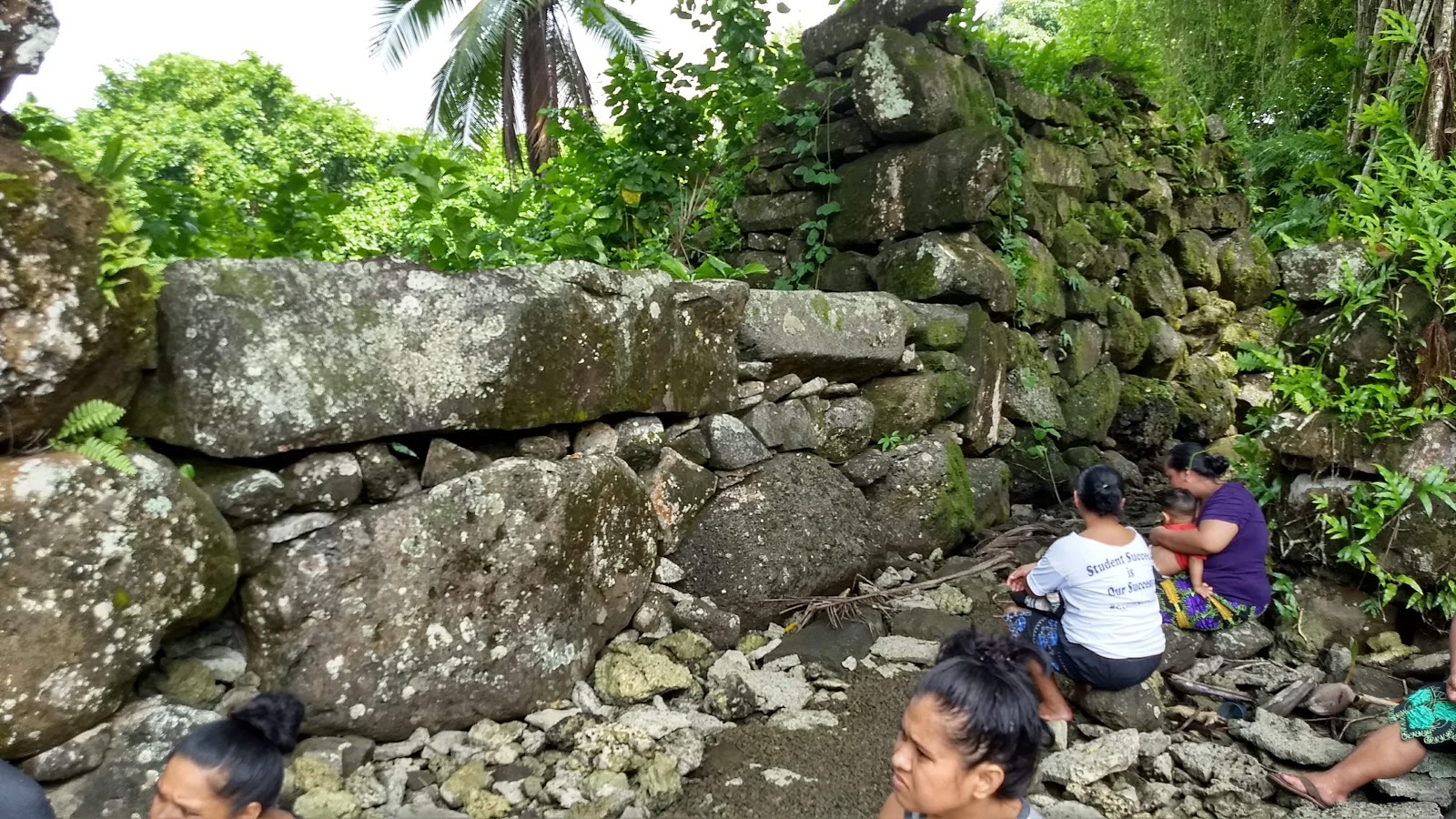 Field trip to Leluh ruins to gather GPS data