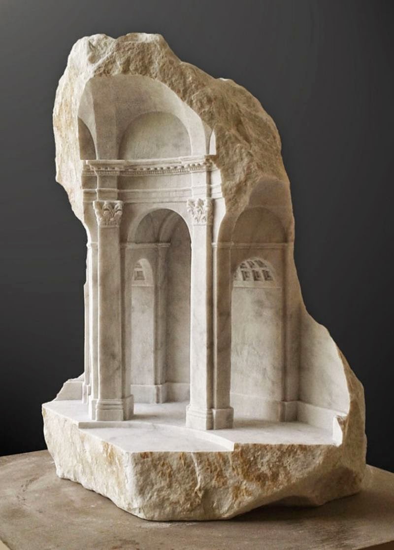 Carving Into Marble and Stone by Matthew Simmonds
