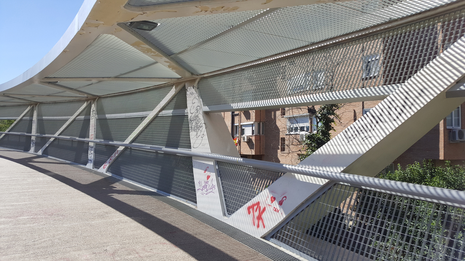 The Happy Pontist: Spanish Bridges: 1. Paloma Footbridge, Madrid
