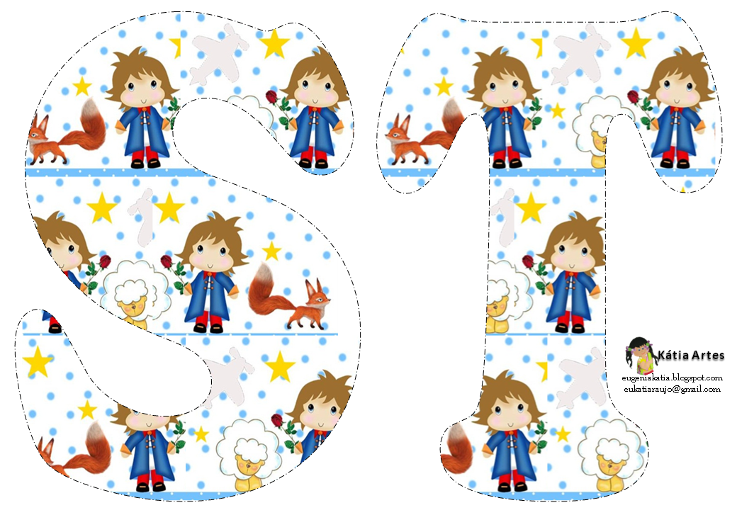 Alfabeto de El Principito en 2 versiones diferentes. - Oh my Alfabetos!