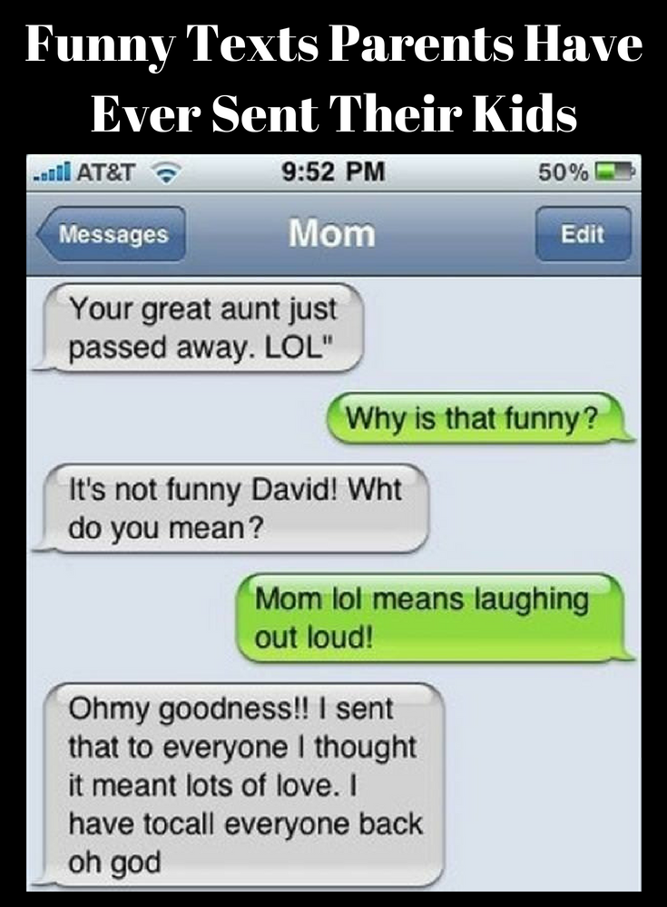 Funny Texts Parents Have Ever Sent Their Kids | Rosa For Life