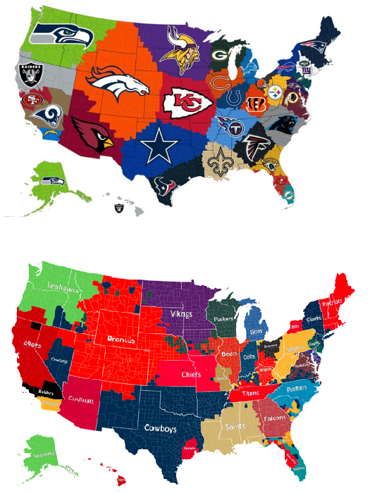 MDK10 Outside: Geographical NFL Traitors: Where People Are Loyal to a ...