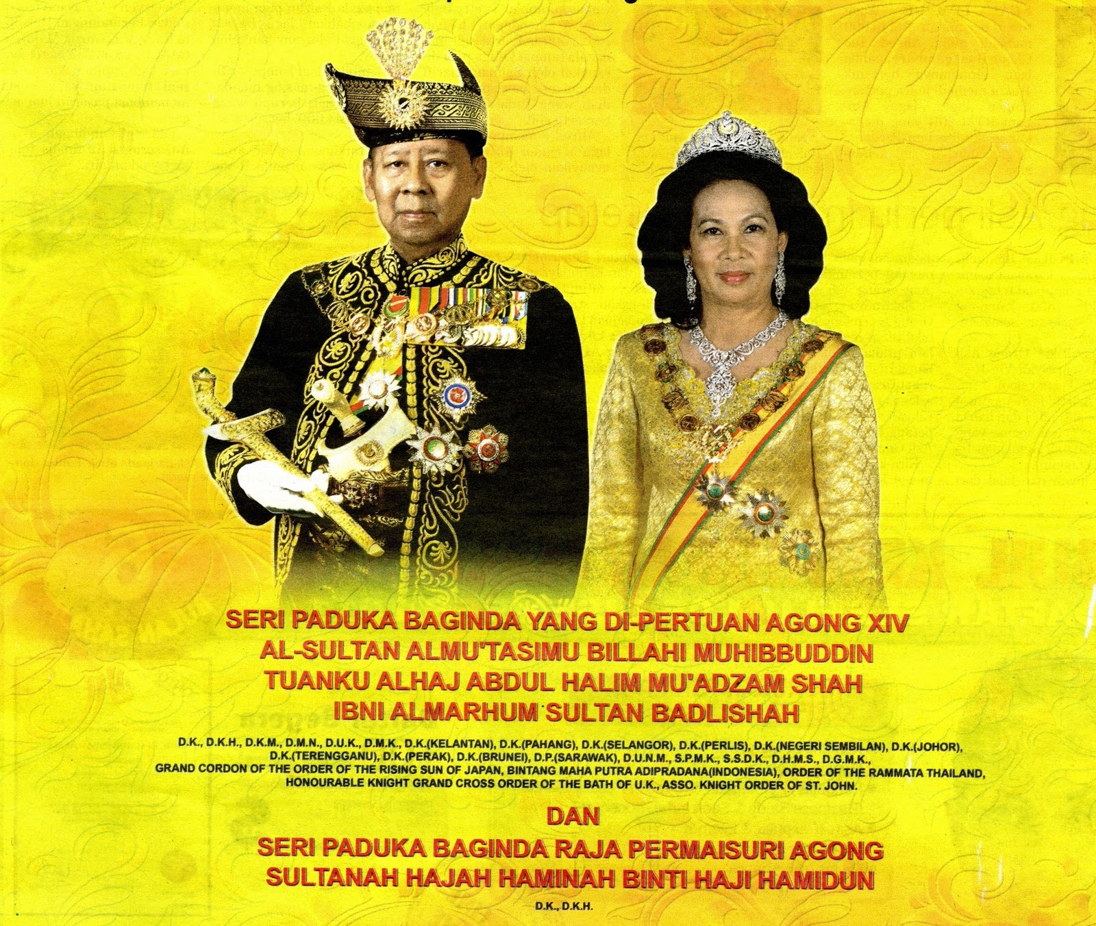 Ex-SMGRian 1991: Seri Paduka Baginda Yang di-Pertuan Agong