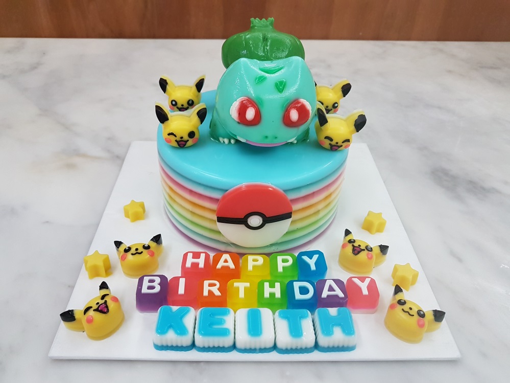 Yochana's Cake Delight! : Bulbasaur Pokemon Go jelly