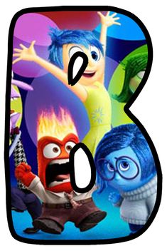 Abecedario de Del Revés. Inside Out Alphabet. - Oh my Alfabetos!