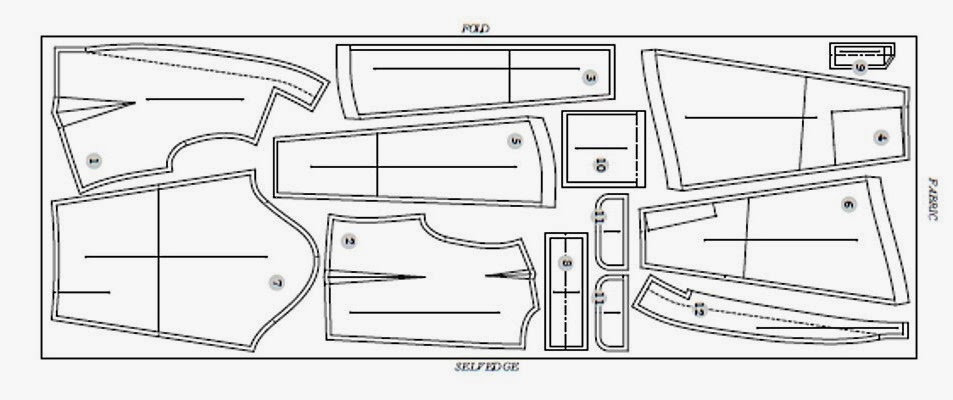 Dakota Sewalong - Layout, Cutting & Marking - A Stitching Odyssey