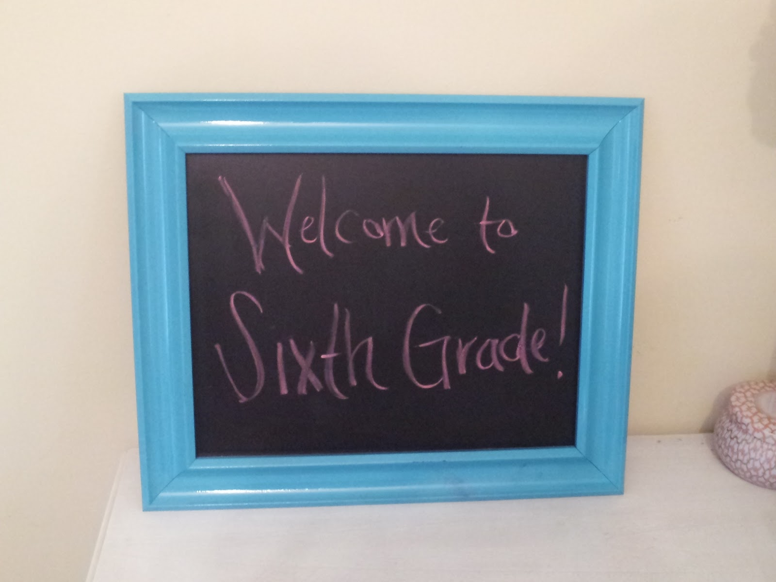 Pink Chandelier: DIY Chalkboard Paint and Classroom Caddies