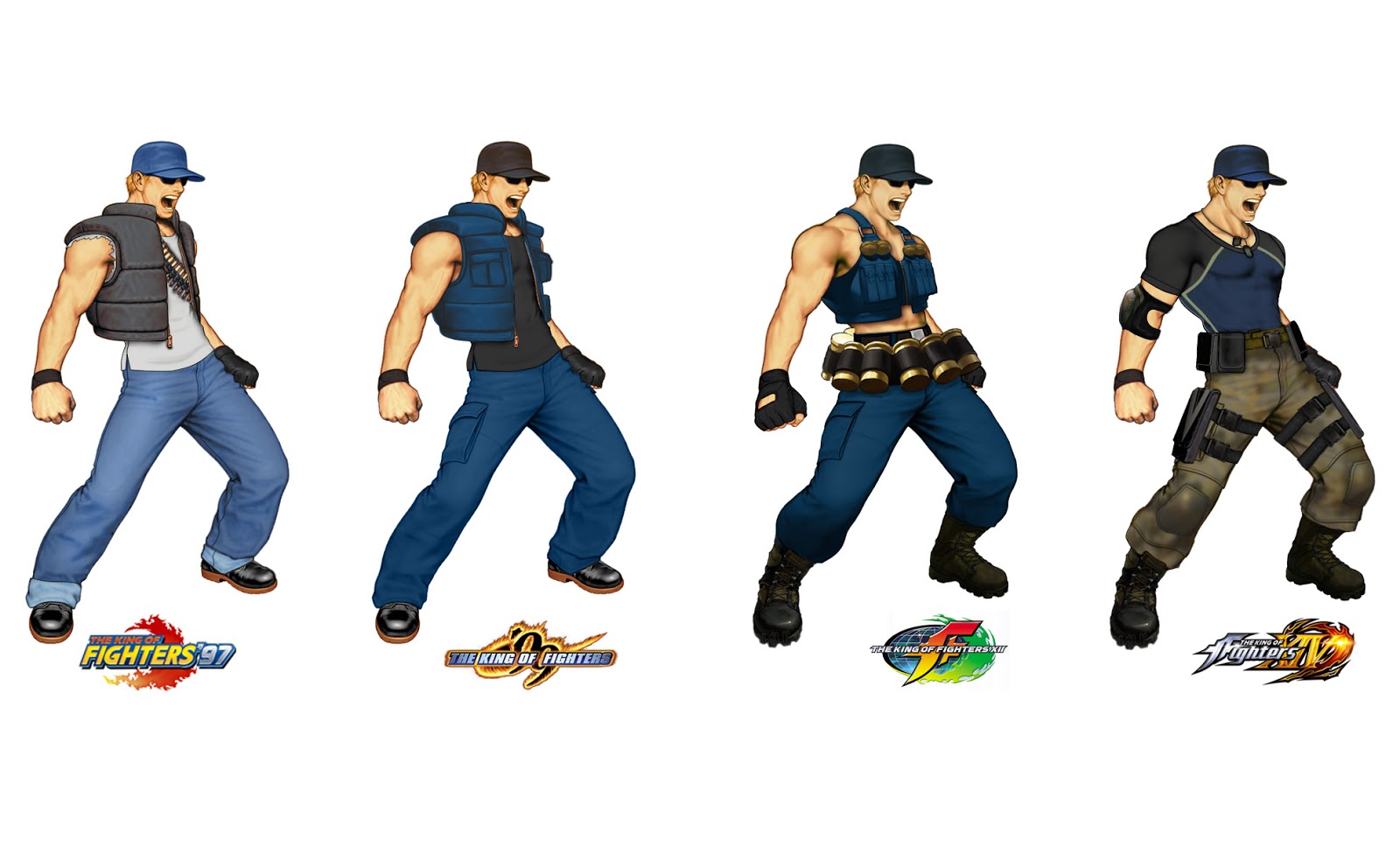 The King Of Fighters Ever: EVOLUÇÃO DAS ROUPAS