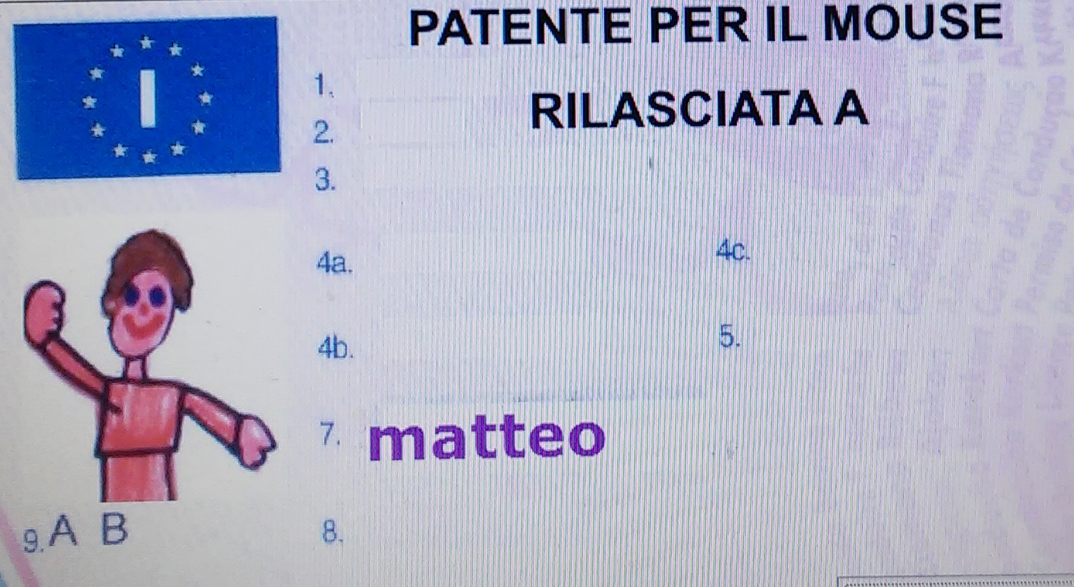 Digit@giocando: Patente del mouse