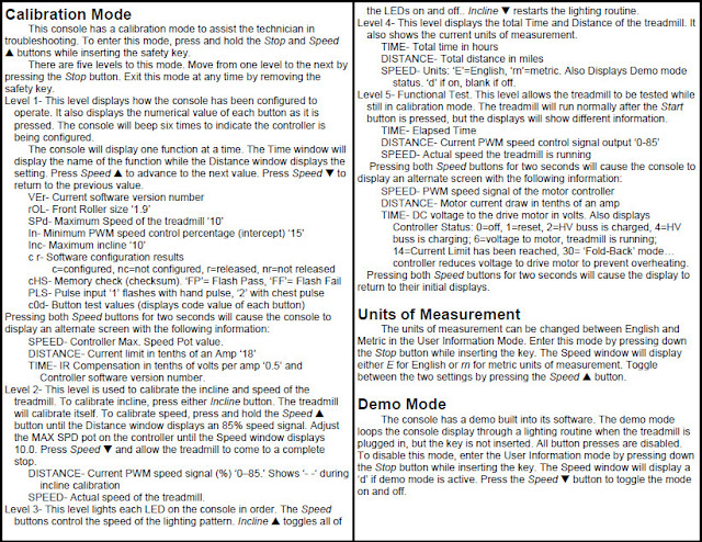Talking Nerd with Woody: Proform XP 615 Trainer treadmill calibration