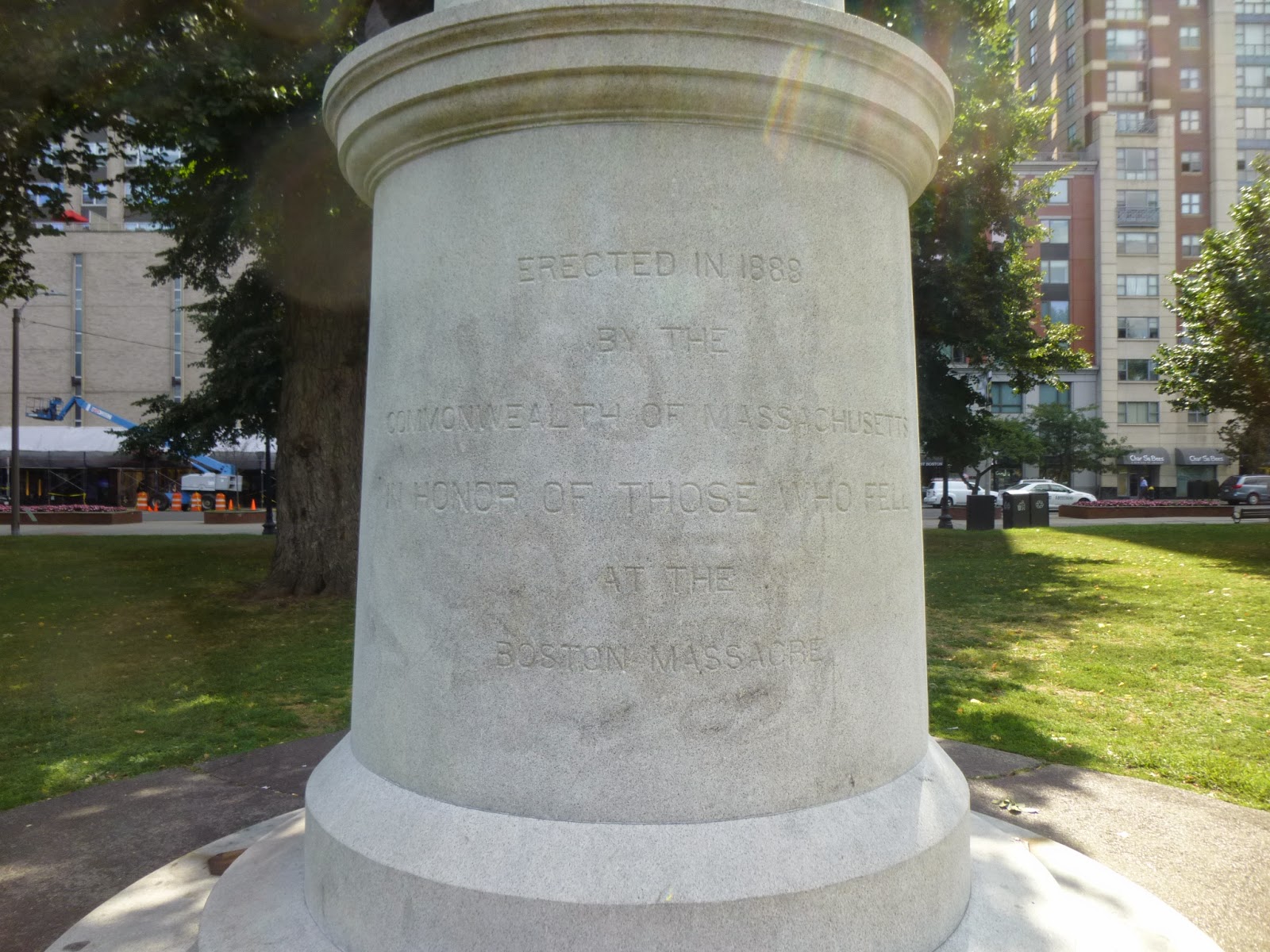 Photo-ops: Revolutions: Boston Massacre Monument - Boston, MA