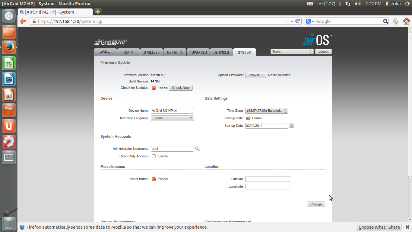 Cara Setting Radio Ubnt - Satria Wicaksono