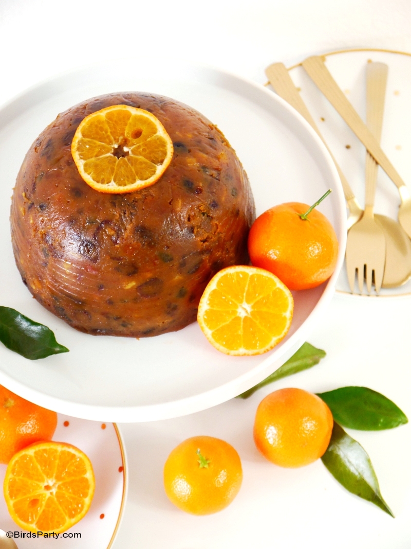 Fruity & Boozy British Christmas Pudding Recipe - Party Ideas | Party ...