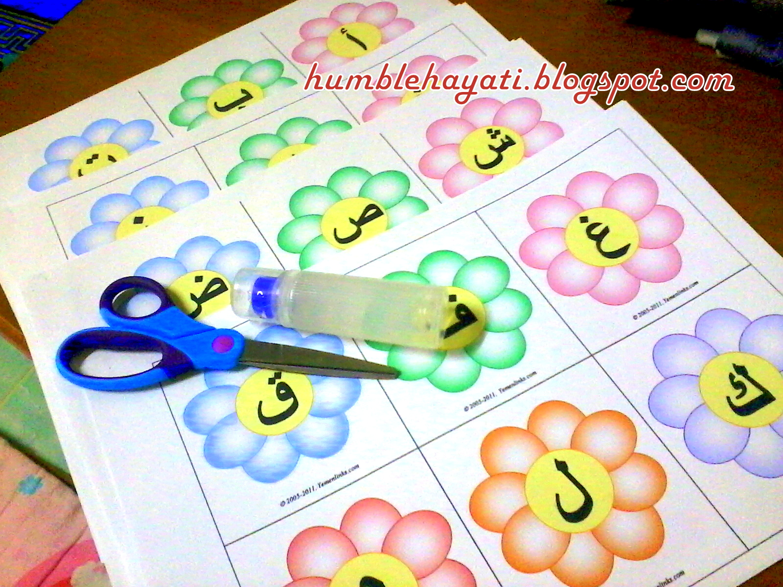 DIY : Flash Card Hijaiyah ~ Naluri Kehidupanku