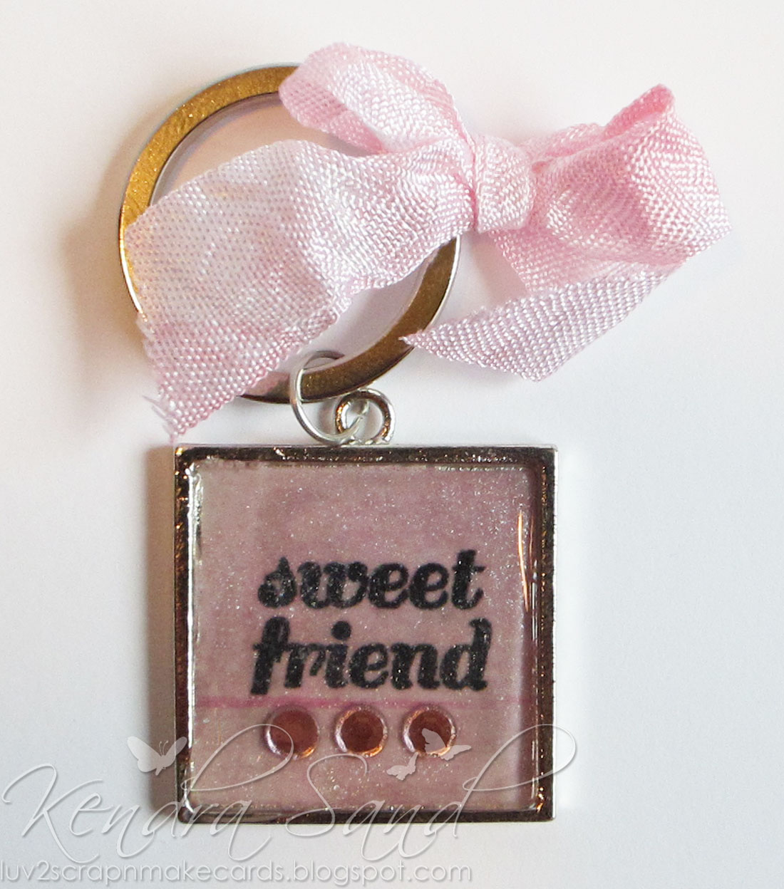 Luv 2 Scrap n' Make Cards: Keychain