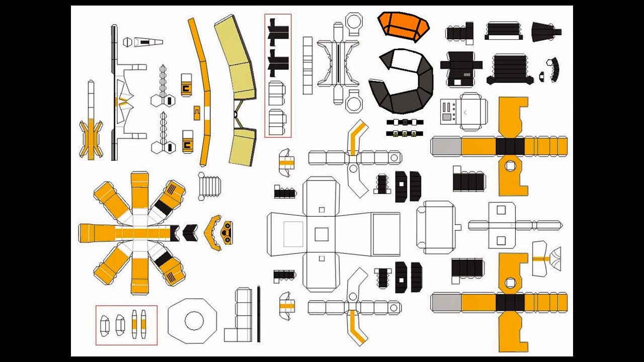 PPKF-012_Personajes lego | Papercraft