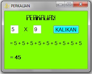 Aplikasi PERKALIAN 1 angka | Irwin Lab