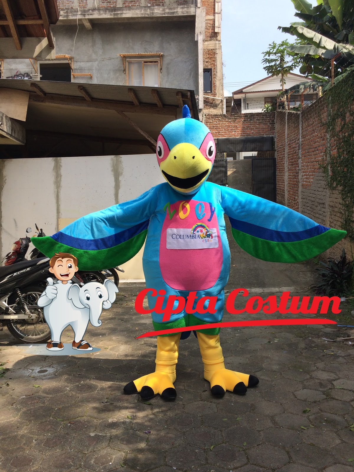 (WA: 0813.2328.9889)|KOSTUM MASKOT BURUNG | SALAH SATU DESAIN MASKOT ...