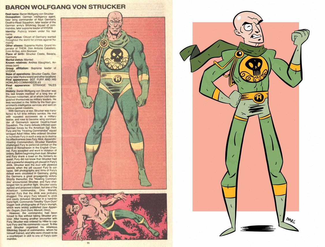 The Official Handbook to the Marvel Universe - REDUX Edition: BARON ...