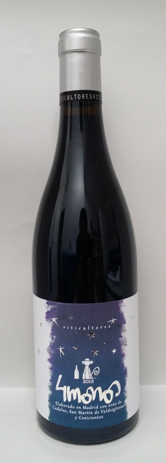 Vinos y platos fuera de carta: 4 monos 2013, D.O. Madrid.