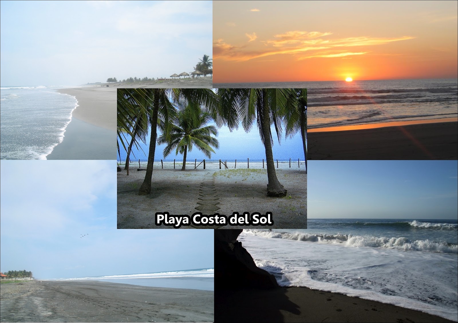 Playas de mi Tierra El Salvador: Playa Costa del Sol