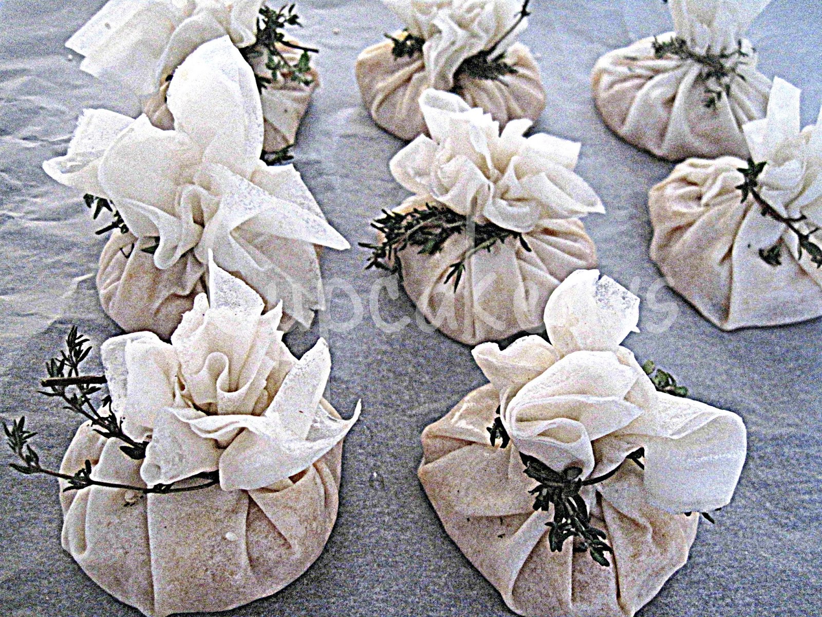 Cupcakeluv: Torsk i filo tasker / Cod phyllo pouches