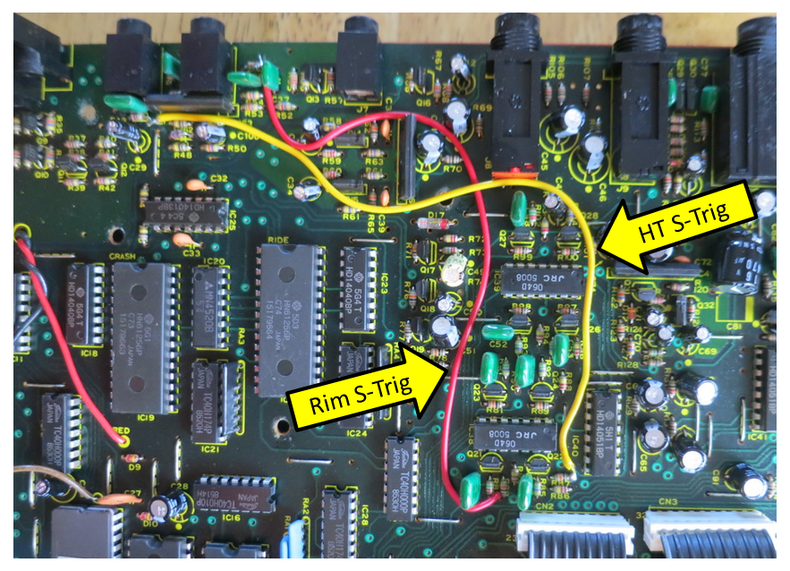 Synth Hacker: S-Triggers from TR-707 Drum Machine